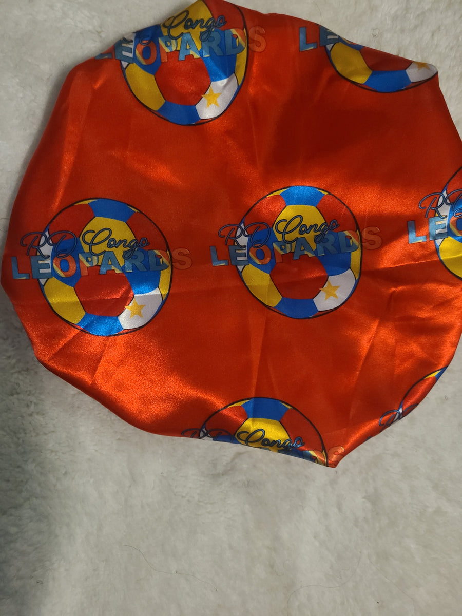 Congo (RDC) Leopards Satin Bonnet – Angel G's Hair Co
